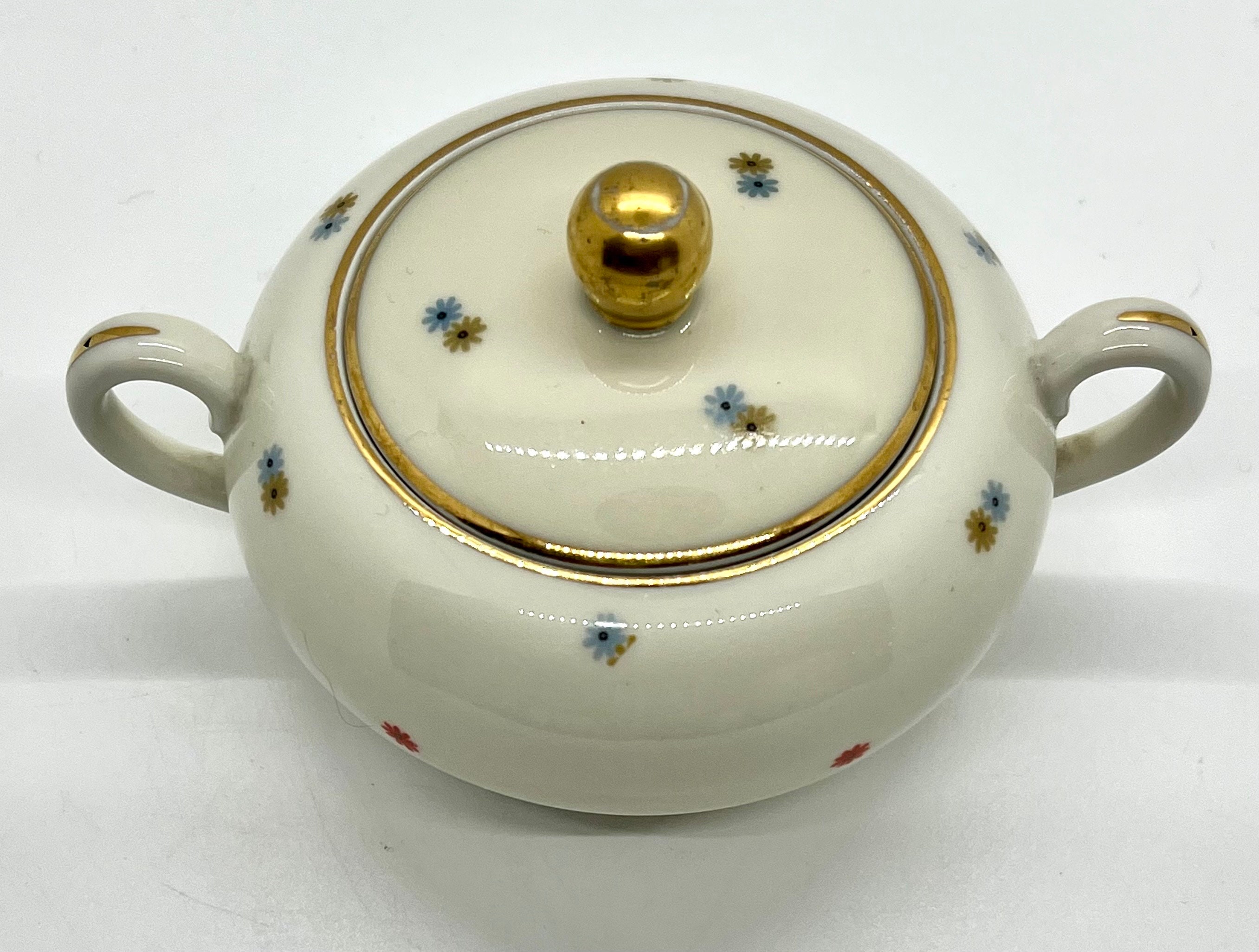 Lovely Vintage Furstenberg Porcelain Lidded Bowl / Dish, Roundhshaped ...