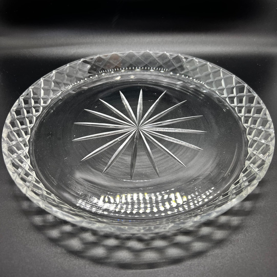 Vintage Crystal Serving Platters