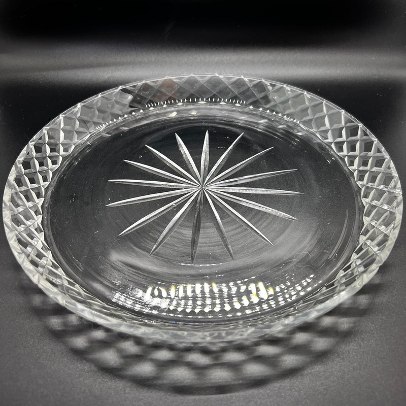 Crystal Glass Plate - Etsy