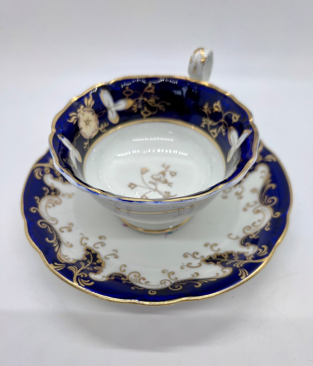 ANTIQUE MISMATCHED TEA Set Antique Tea Set Antique Tea Cup and Saucer ...