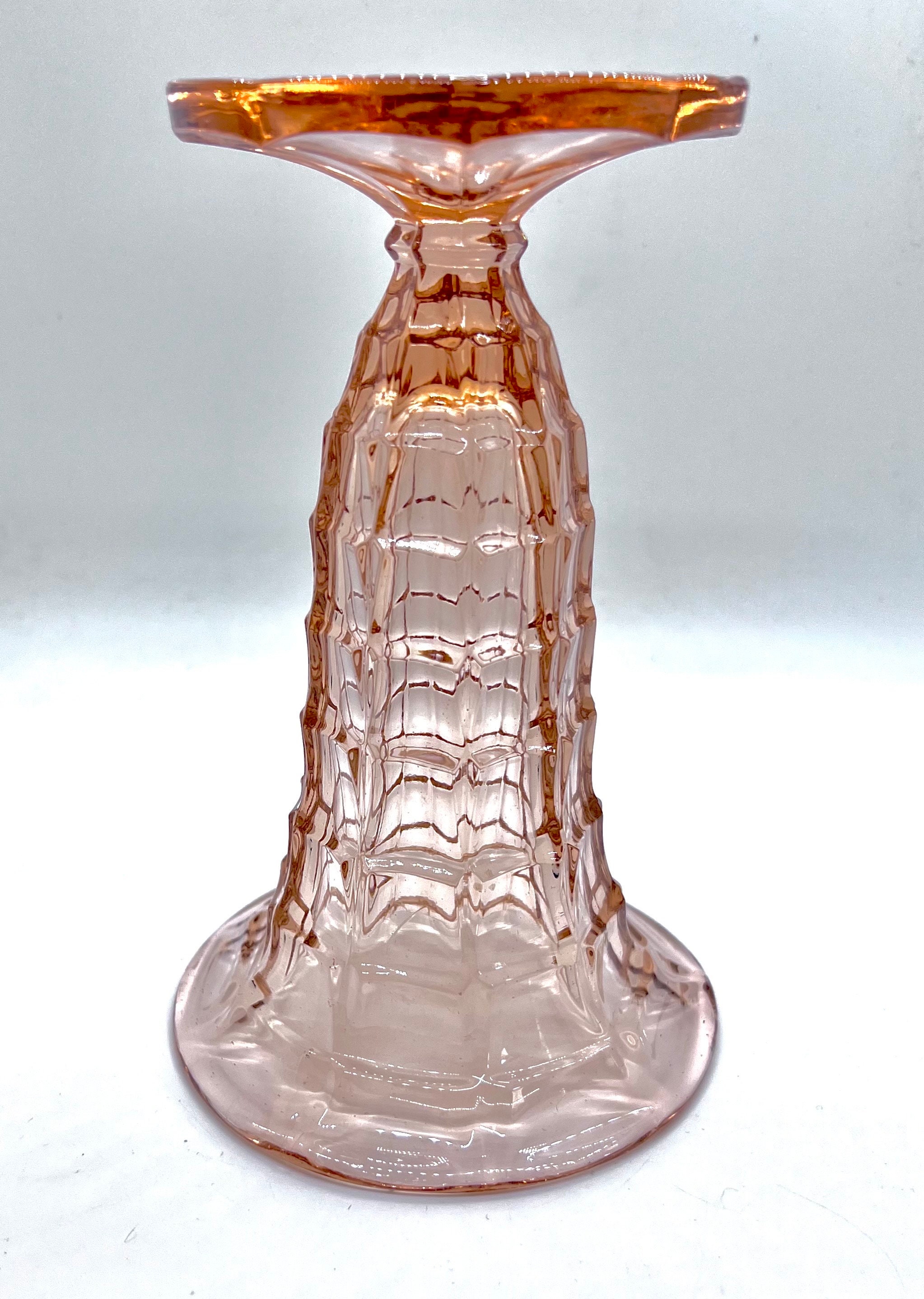 VINTAGE GLASS VASE Vintage Depression Glass Vase Vintage - Etsy