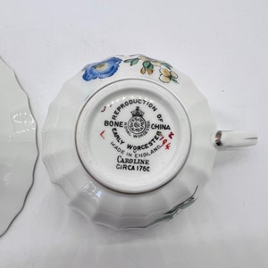 VINTAGE WORCESTER TEA Cup | Royal Worcester Cup & Saucer | Reproduction ...