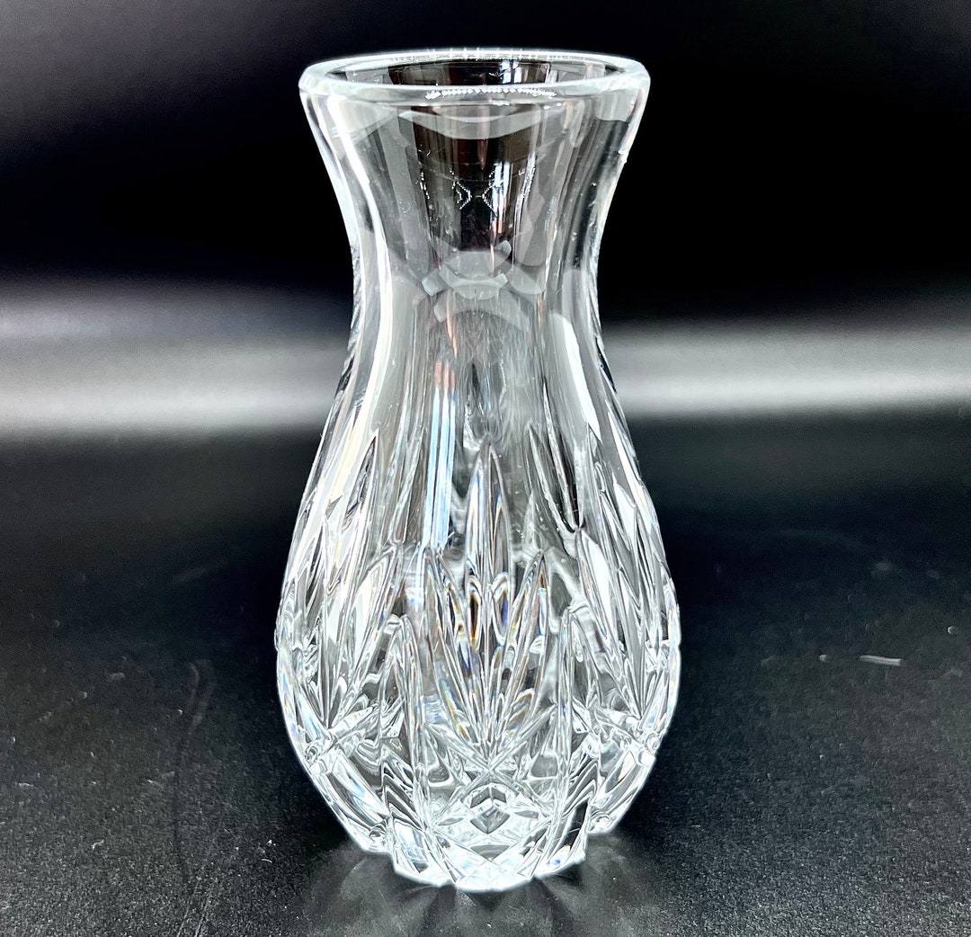 Vintage Crystal Bud Vase Vintage Lead Crystal Vase Edinburgh Crystal Bud Vase Vintage Bud Vase ...