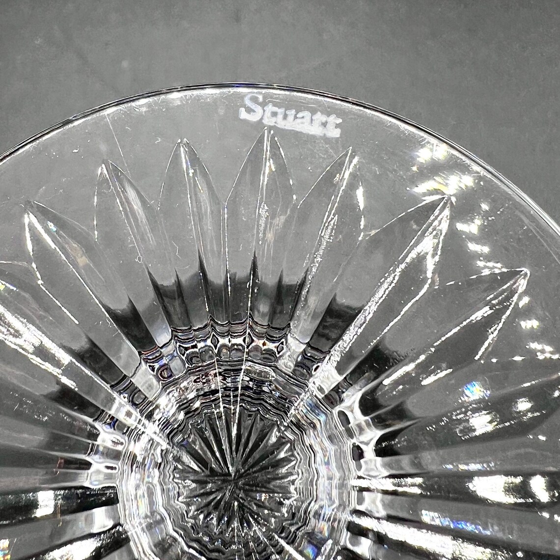 Vintage Stuart Crystal Large Wine Goblet, House of Commons Wine Glass ...