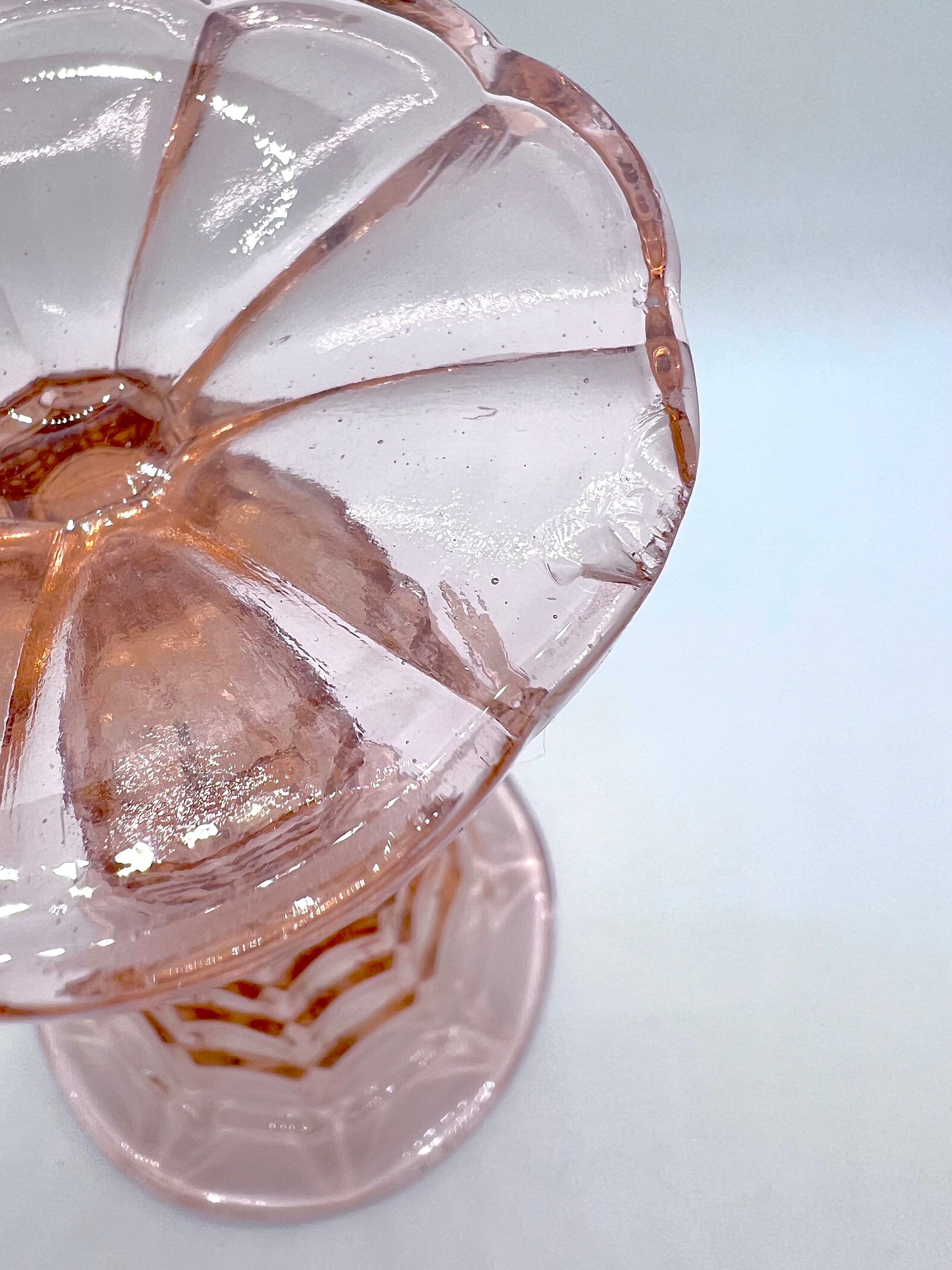 VINTAGE GLASS VASE Vintage Depression Glass Vase Vintage - Etsy