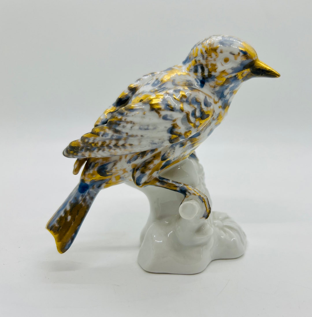 Vintage Bird Figurine Porcelain Bird Vintage Ceramic Bird Porcelain ...