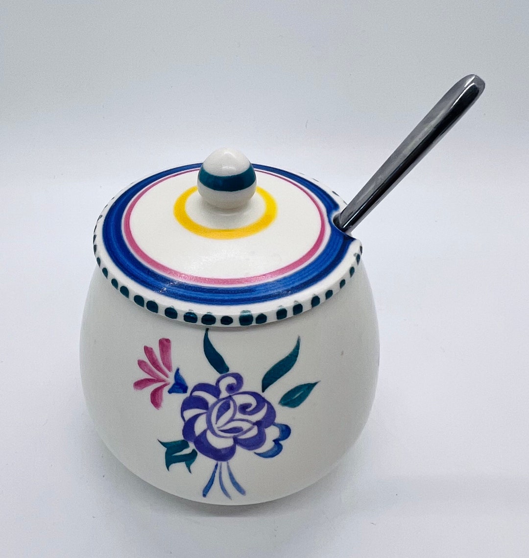 Antique Poole Pottery Lidded Jam Pot: Collectible Preserves Bowl - Etsy