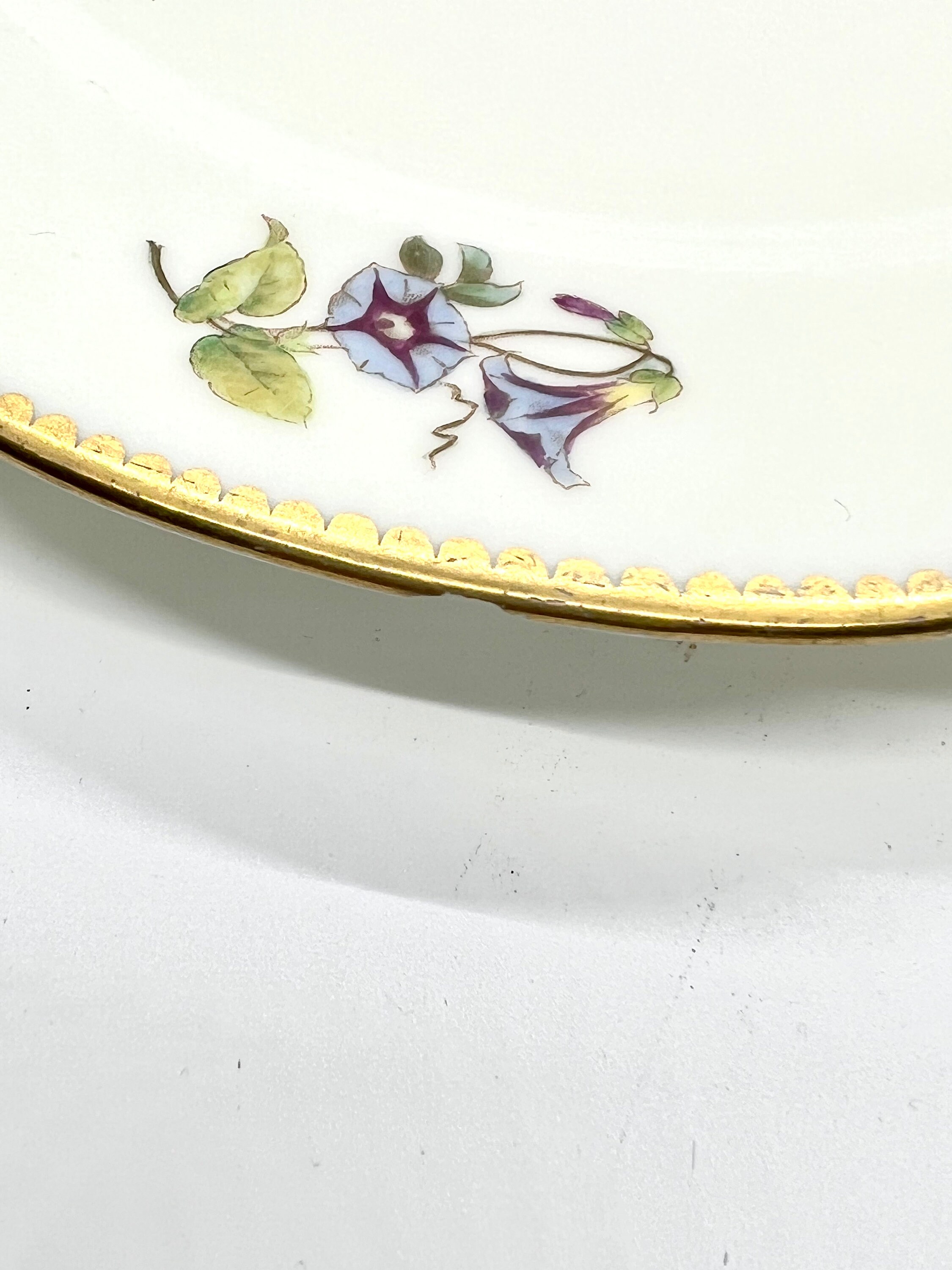 Sevres Style Lunch Plates Pattern 4513, Antique Cauldon England Bone ...