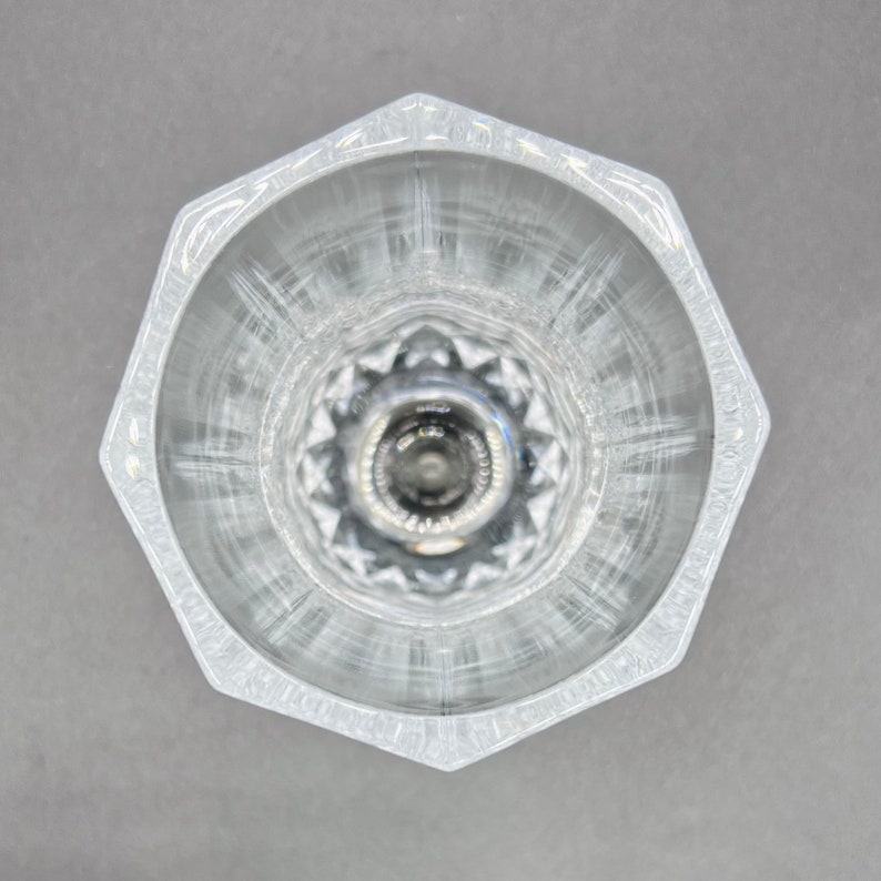 Vintage Lead Crystal Vase Cristal D Arques, Longchamp Pattern Cut ...