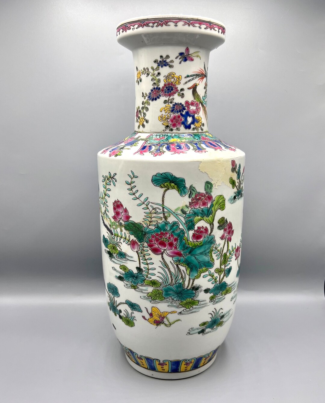 Large ANTIQUE CHINESE VASE Yung Cheng Period Under the Great Ching ...