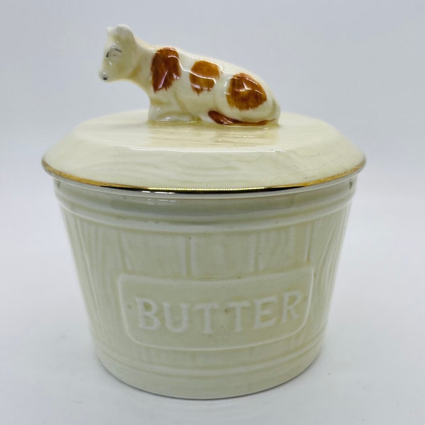 Pottery Butter Dish With Lid - Etsy