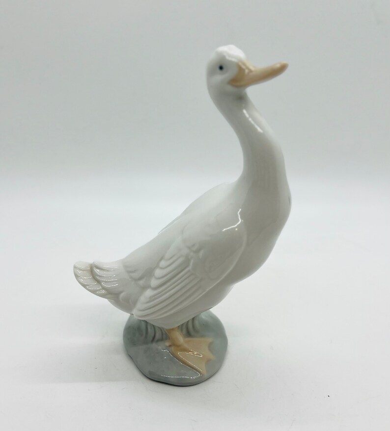 Vintage NAO Porcelain Goose Figurine Porcelain Goose Shiny - Etsy