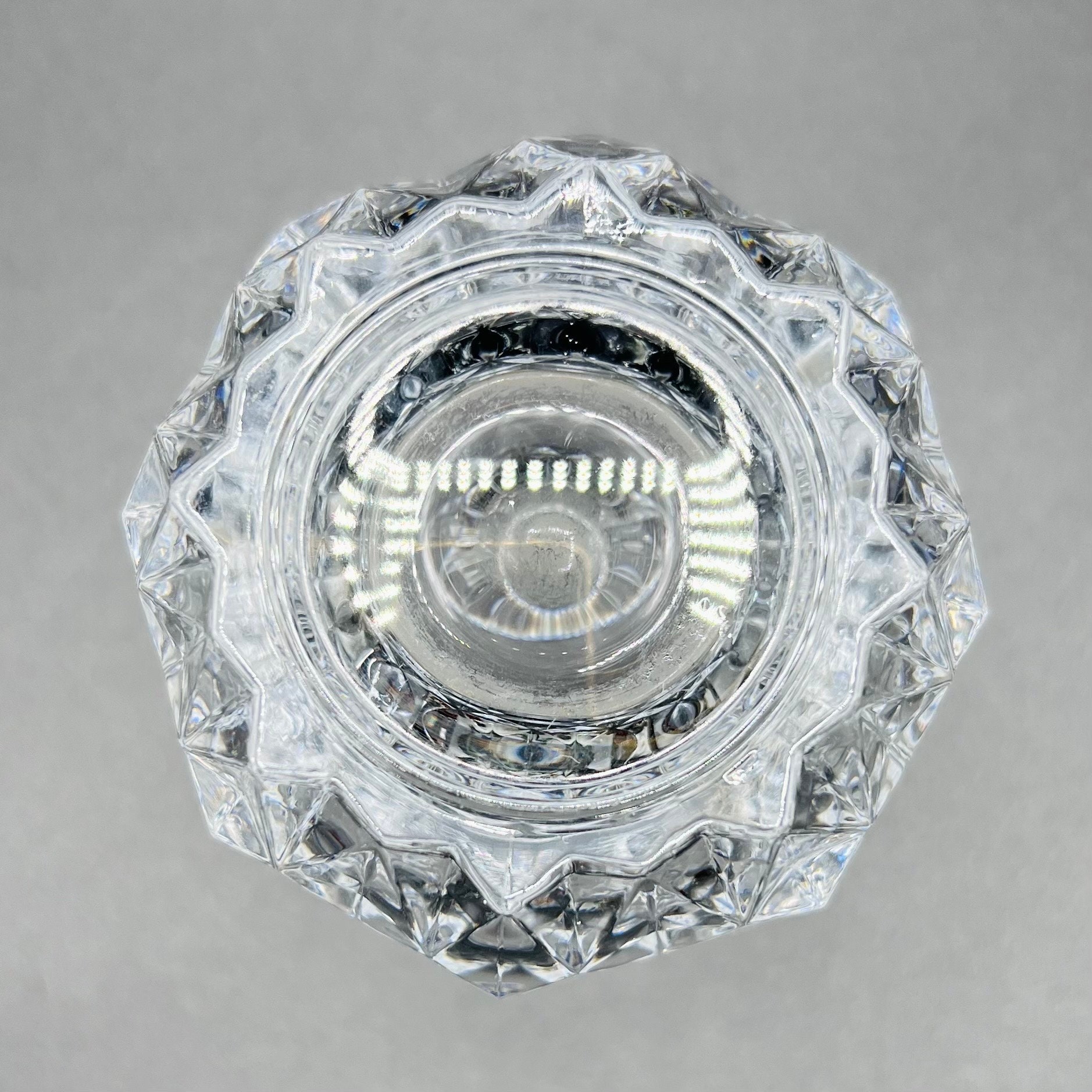 Vintage Lead Crystal Vase Cristal D Arques, Longchamp Pattern Cut ...