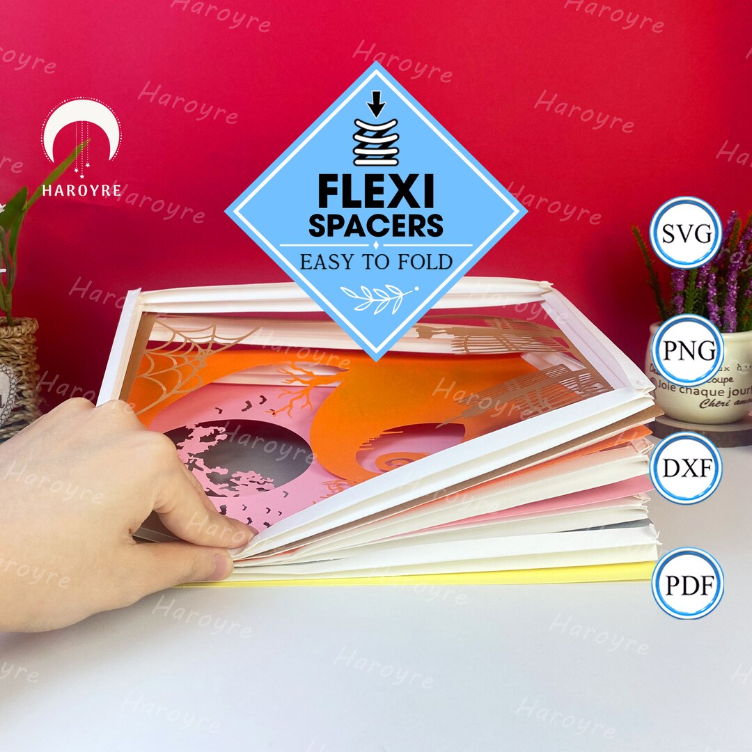 Flexi Paper Spacers Digital File DIY for Rectangle Box, 3D Shadow Box ...