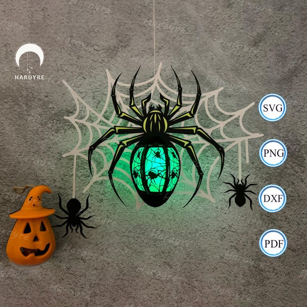 Lantern Spider - Etsy