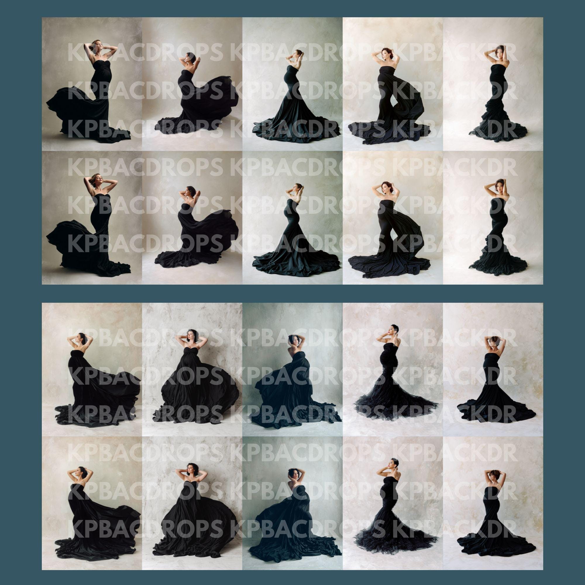 Black Dress Background, Digital Dress Overlays, Maternity Gown Backdrop ...