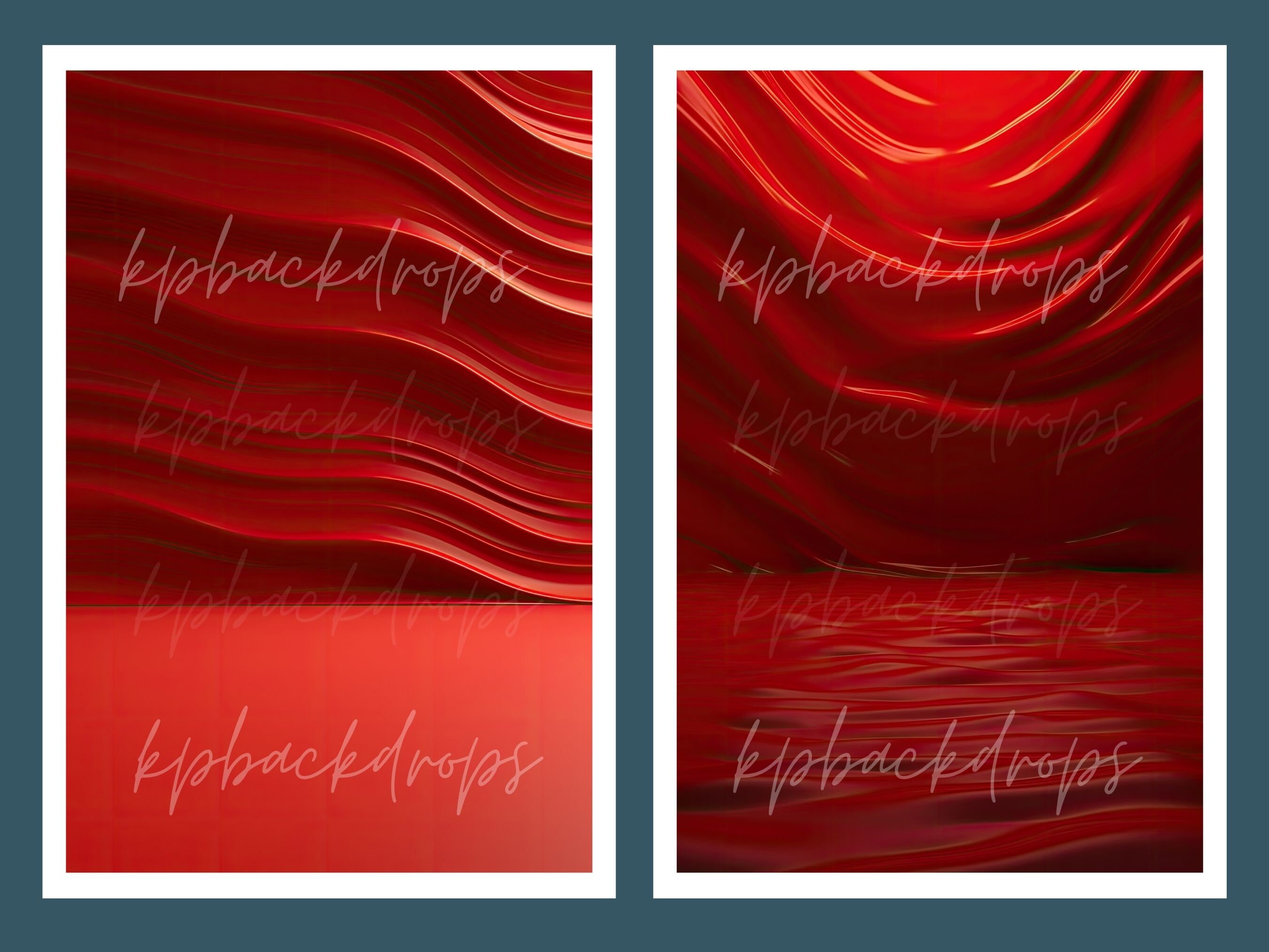 Red Wave Texture Wall Digital Backdrop, Maternity Photo Backdrop ...
