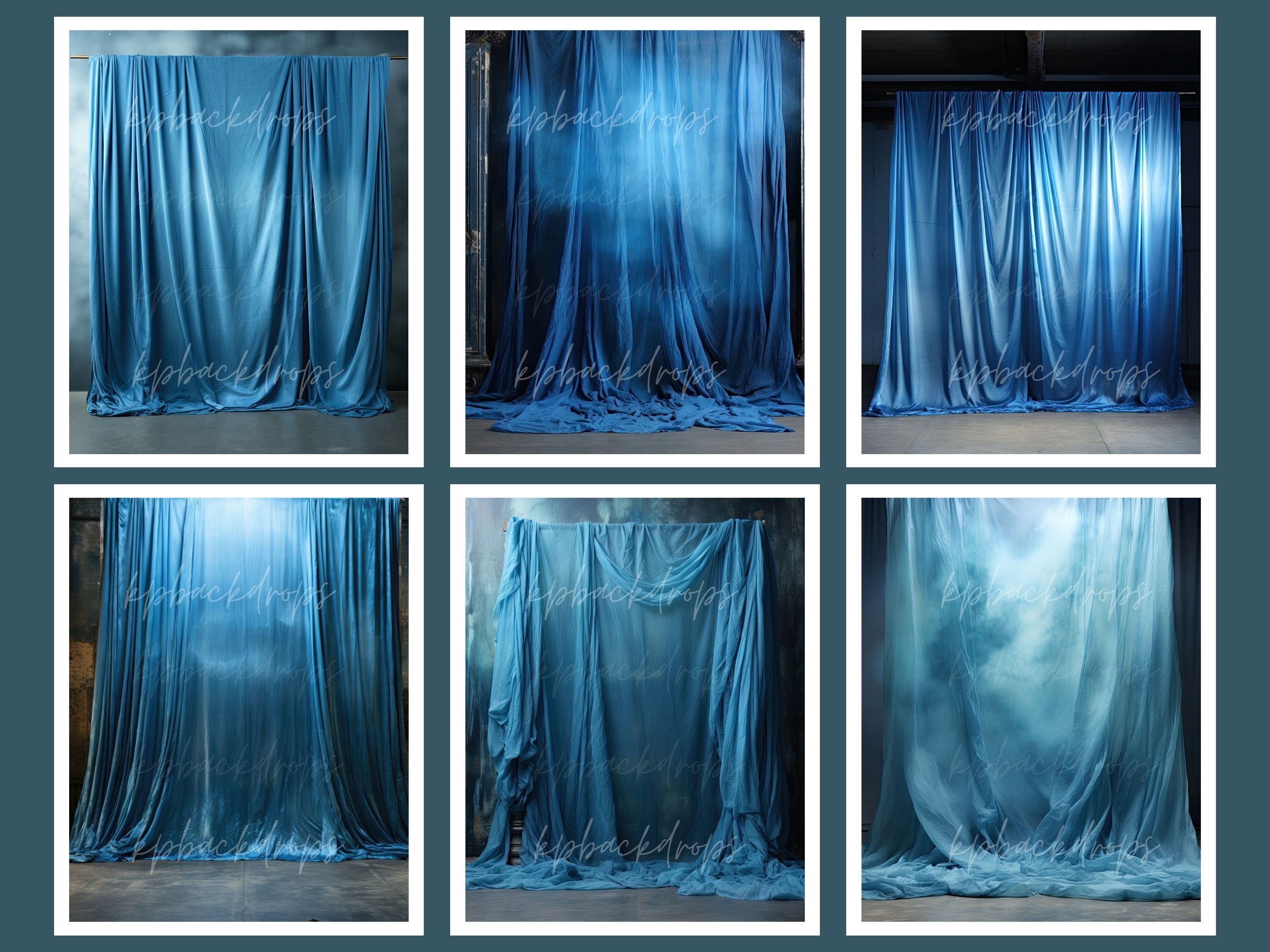 Blue Screen Sheet Maternity Digital Backdrops Studio - Etsy