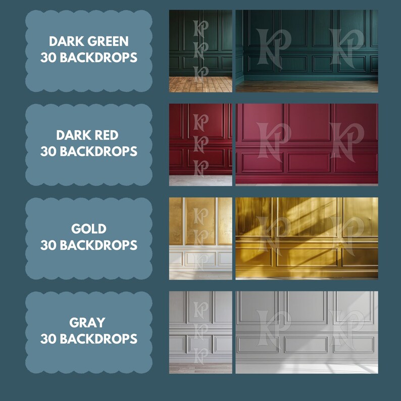 23 Colors Panel Wall Backdrop, Maternity Digital Backdrops, Studio ...
