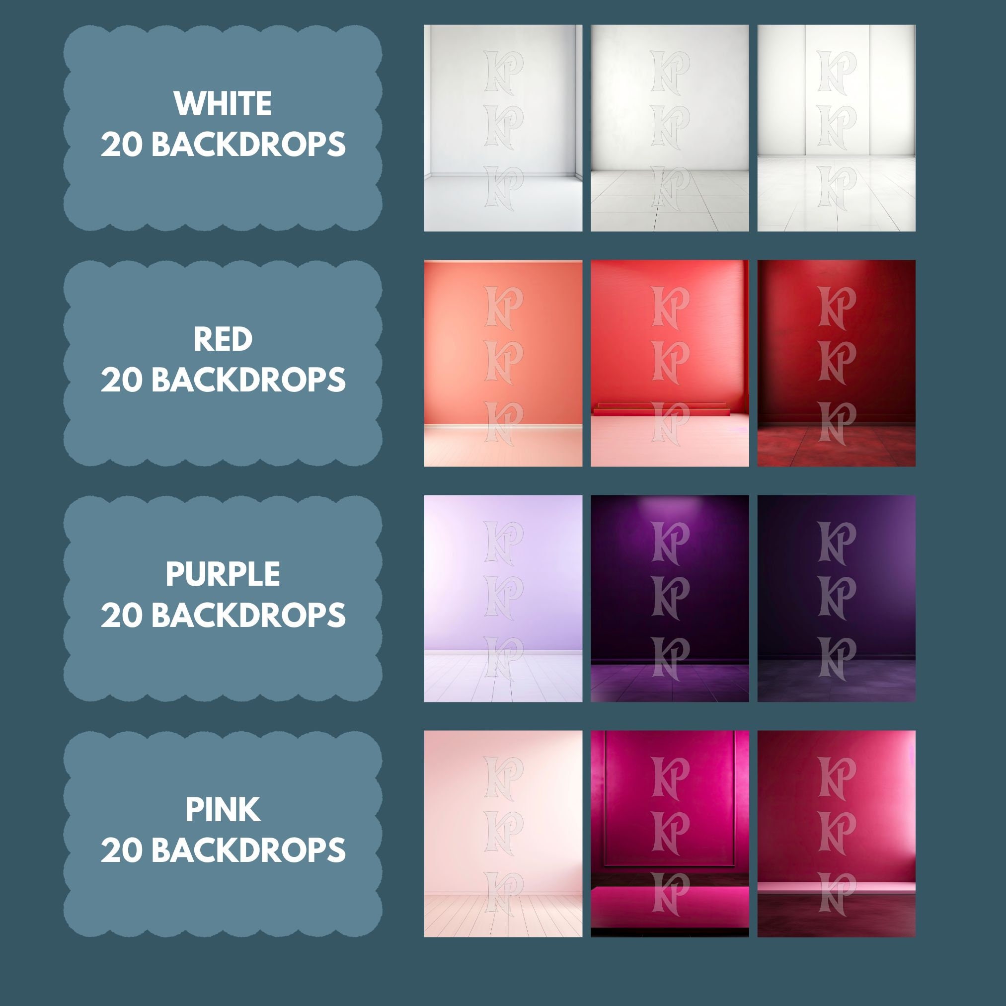 Modern Plain Wall Digital Backdrop, Maternity Photo Backdrop, Studio ...