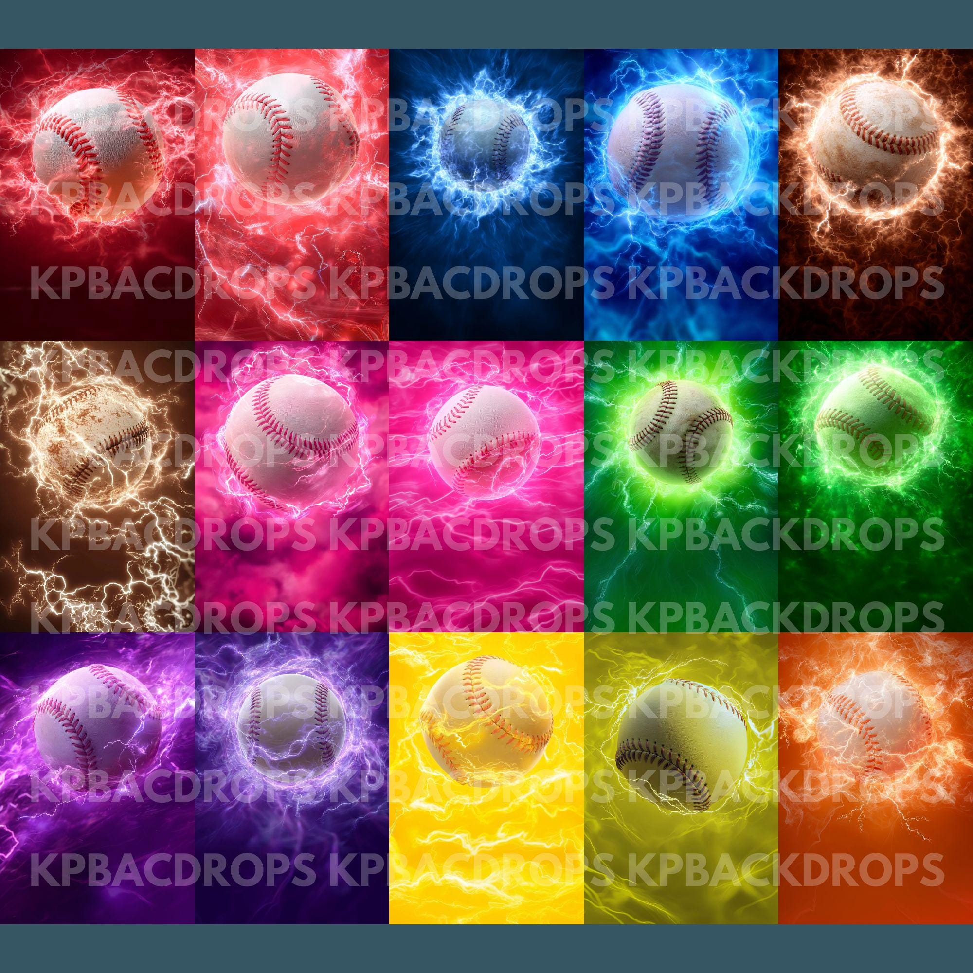 150 Baseball Backdrop Overlays Pack - Etsy