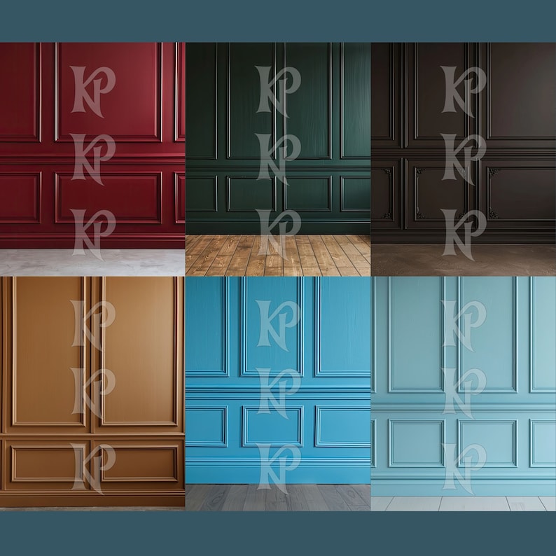 23 Colors Panel Wall Backdrop, Maternity Digital Backdrops, Studio ...