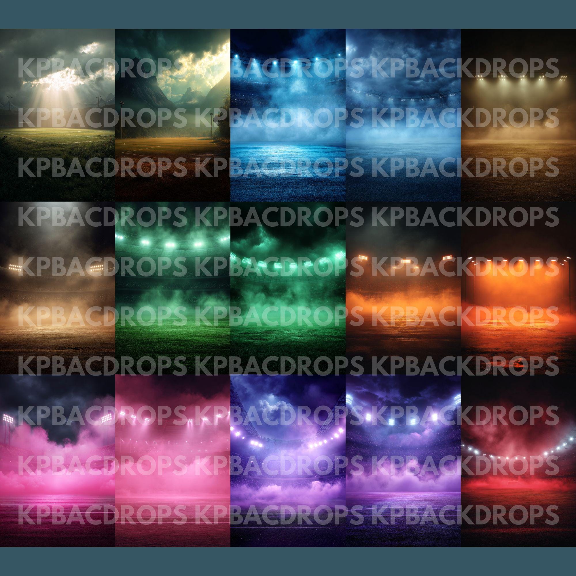 150 Soccer Backdrop Overlays Pack - Etsy