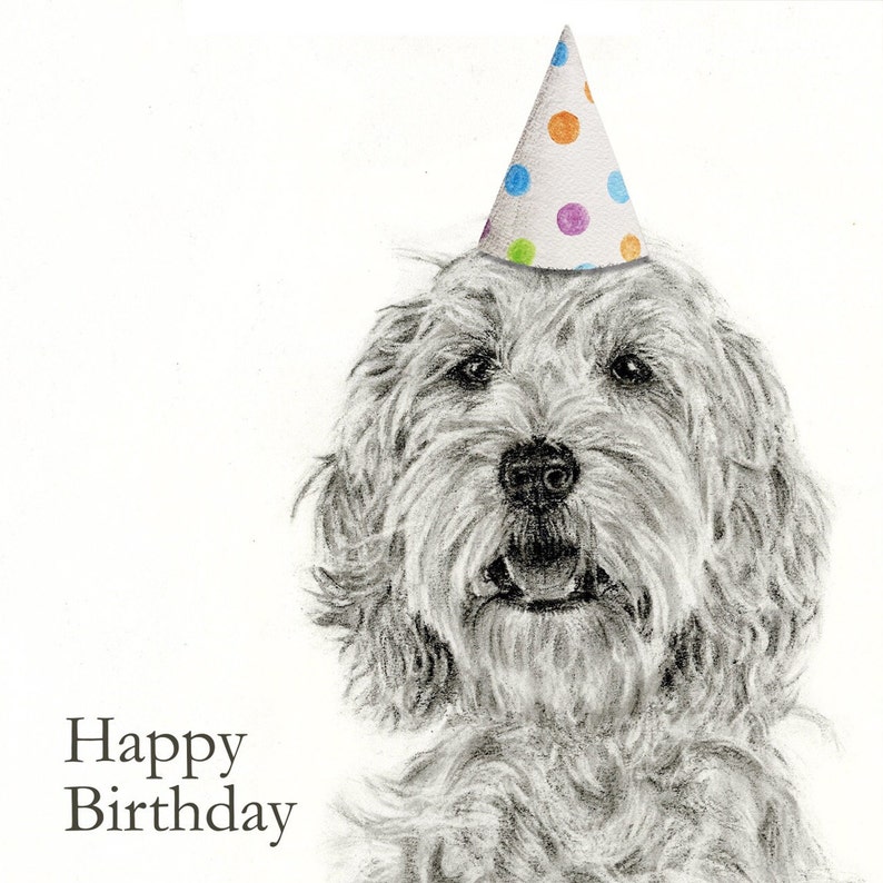Cockapoo Happy Birthday - Etsy