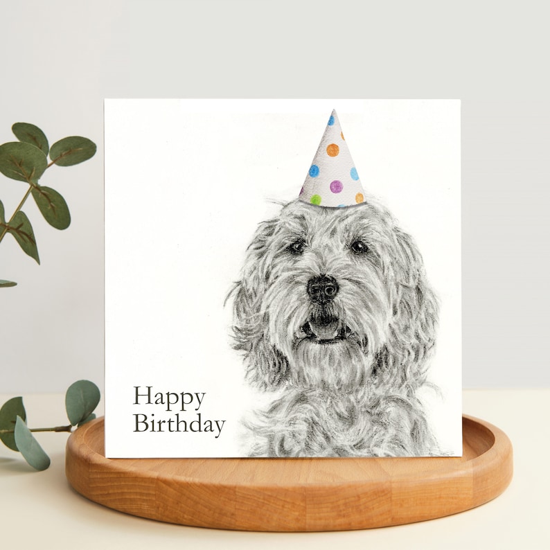 Cockapoo Happy Birthday - Etsy
