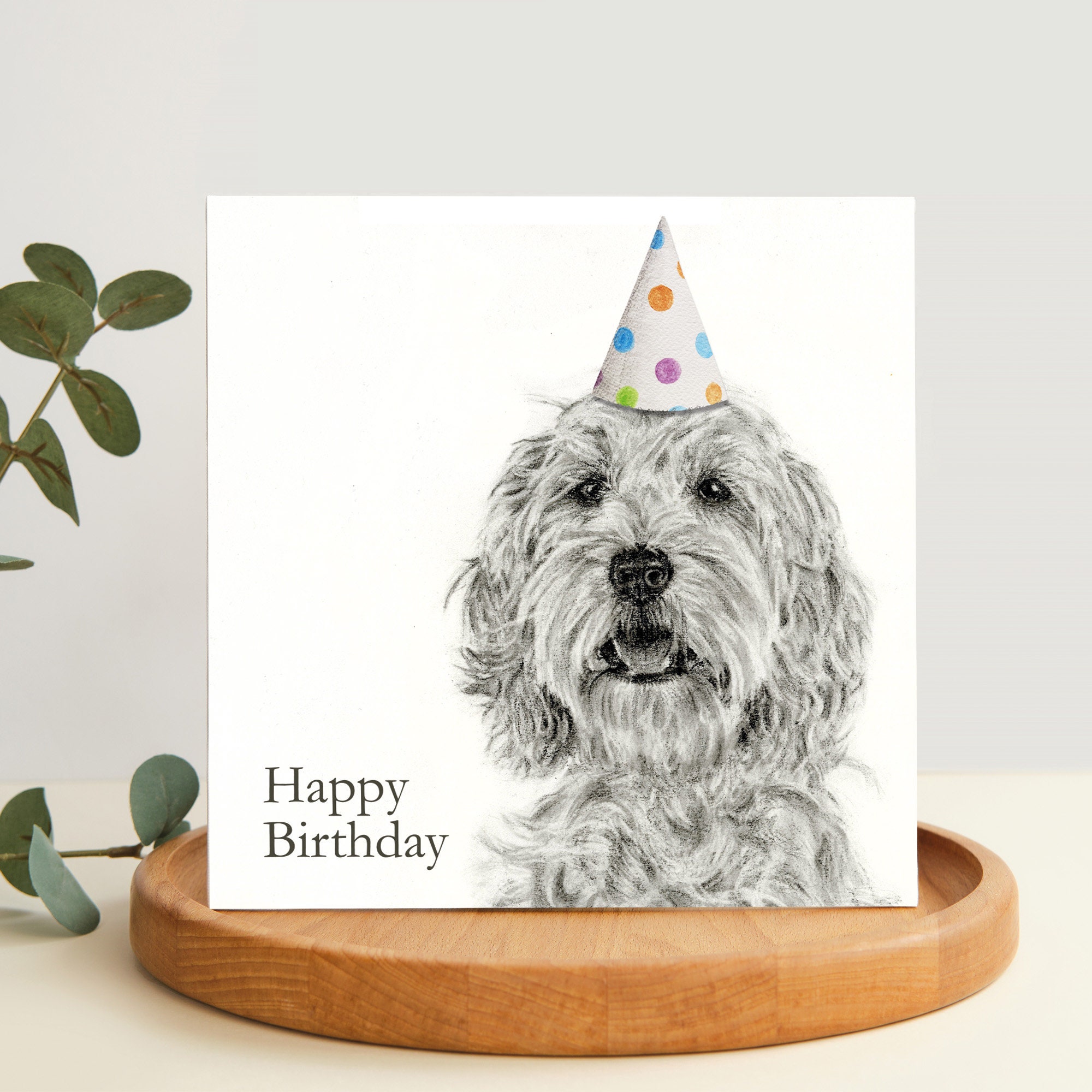 Cockapoo Happy Birthday - Etsy
