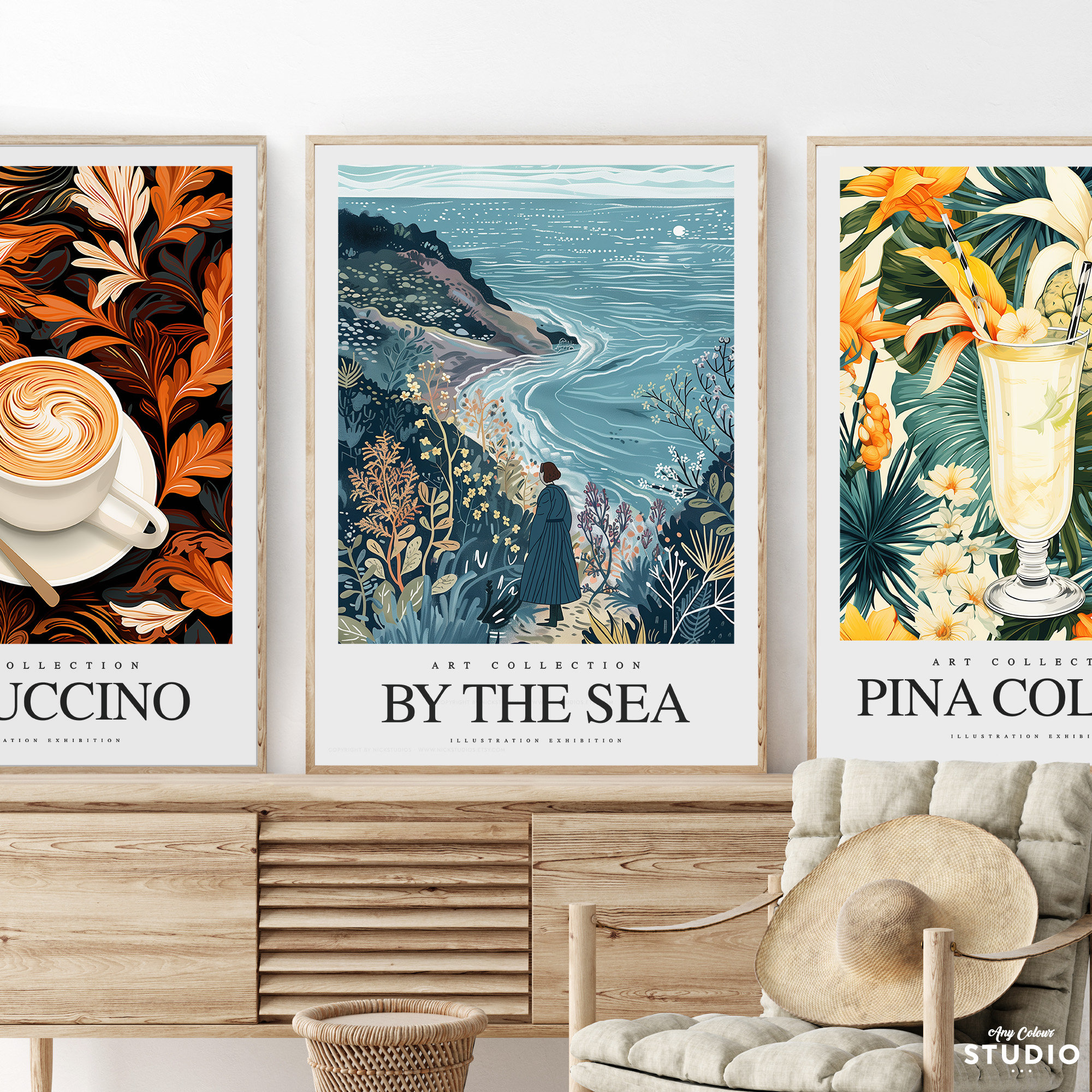 Any Colour - Beach Print - Beach Poster - Beach Art - Travel Poster ...