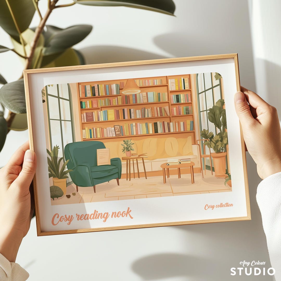 Reading Nook Poster, Reading Nook Print, Reading Nook Poster, Reading ...