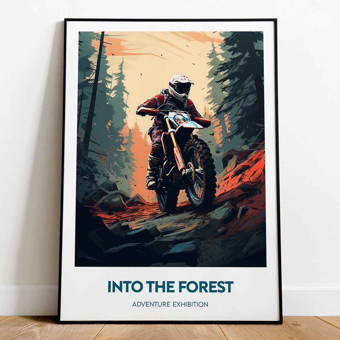 Any Colour - Explore Dirt Bike Racing Print - Dirt Bike Adventure ...