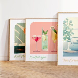 Cocktail Bar Landscape Print, Cocktail Bar Poster, Cocktail Bar Wall ...