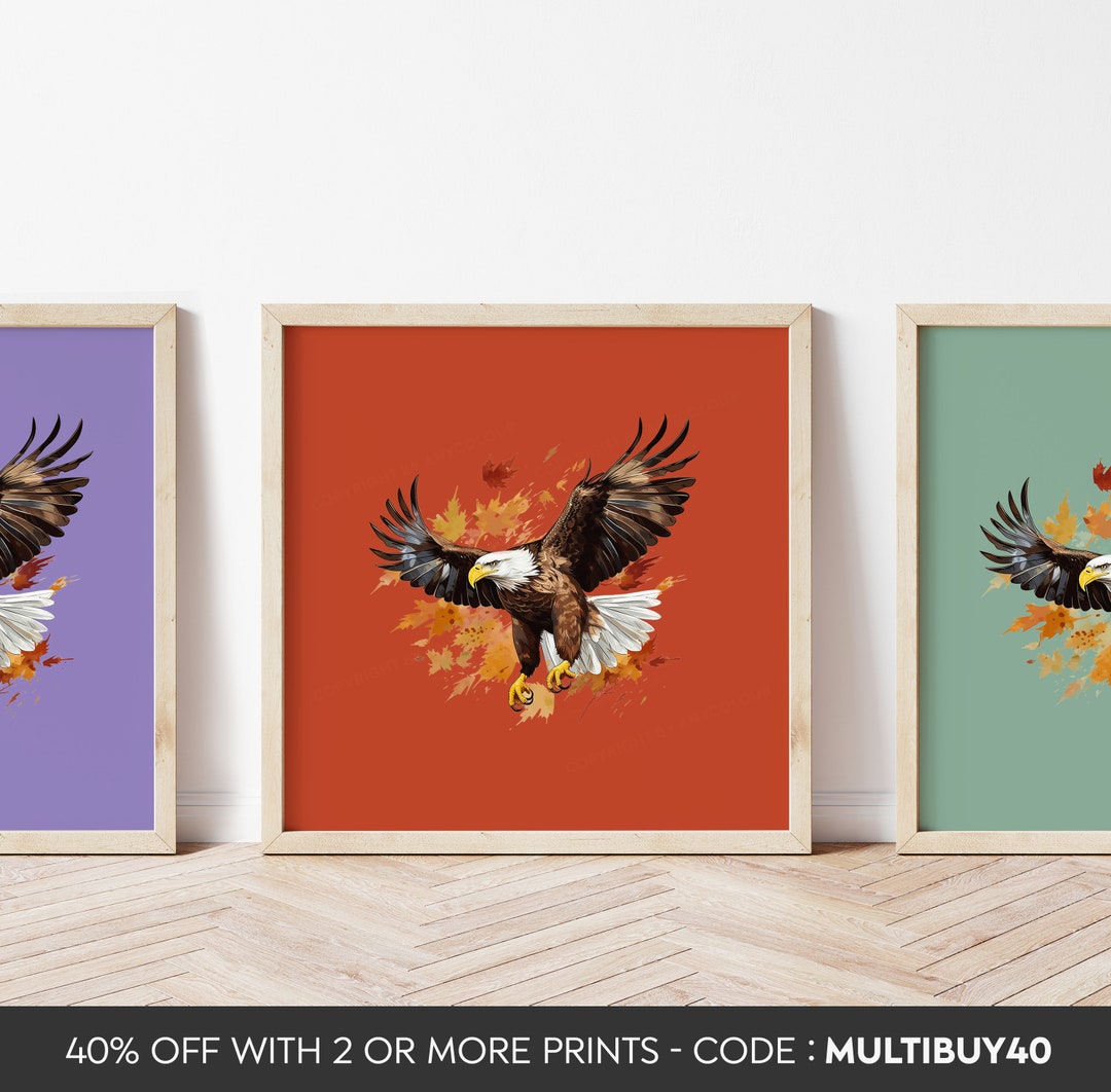 Any Colour - Bald Eagle Print - Bald Eagle Poster - Bald Eagle Art ...