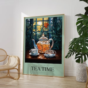 Any Colour - Tea Print - Tea Poster - Tea Time Art - Kitchen Print ...