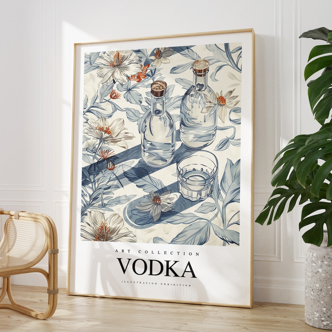 Any Colour - Vodka Print - Vodka Poster - Vodka Art - Kitchen Print ...