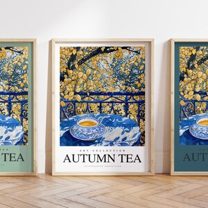 Any Colour - Autumn Tea Print - Tea Drink Poster - Tea Art - Kitchen ...