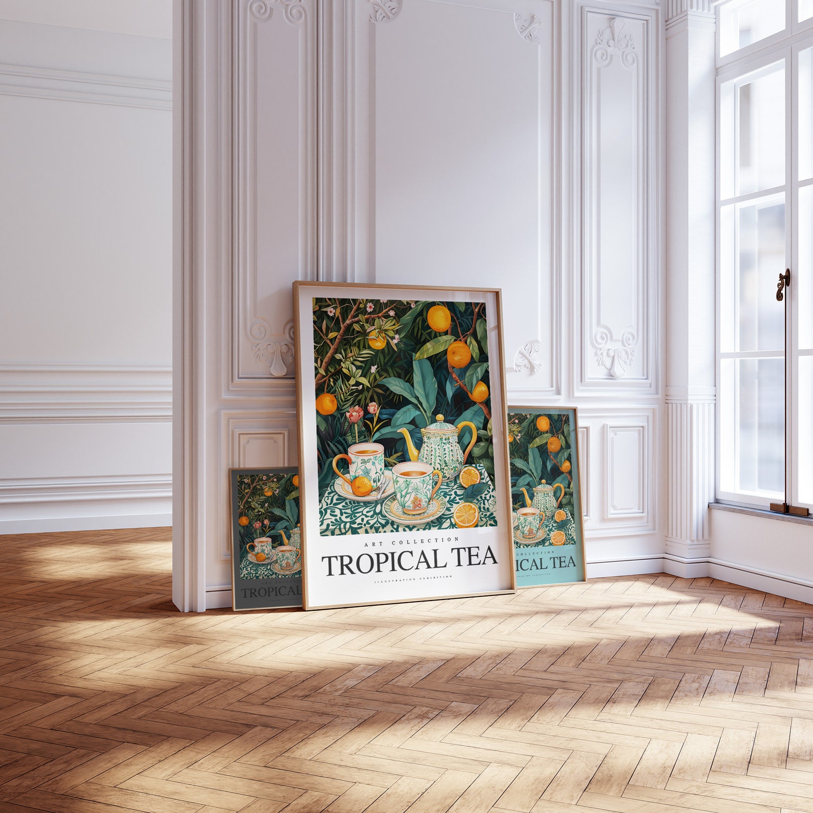 Any Colour - Tropical Tea Print - Tea Drink Poster - Tea Art - Kitchen ...