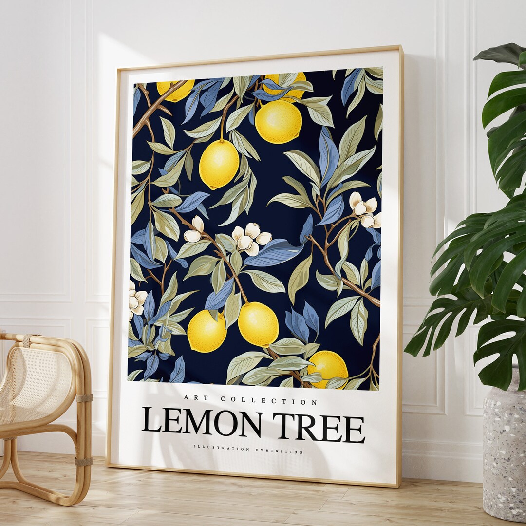 Any Colour - Lemon Tree Print - Lemon Tree Leafs Poster - Lemon Tree ...