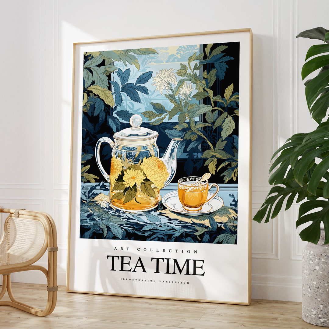 Any Colour - Tea Print - Tea Poster - Tea Time Art - Kitchen Print ...