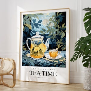 Any Colour - Tea Print - Tea Poster - Tea Time Art - Kitchen Print ...