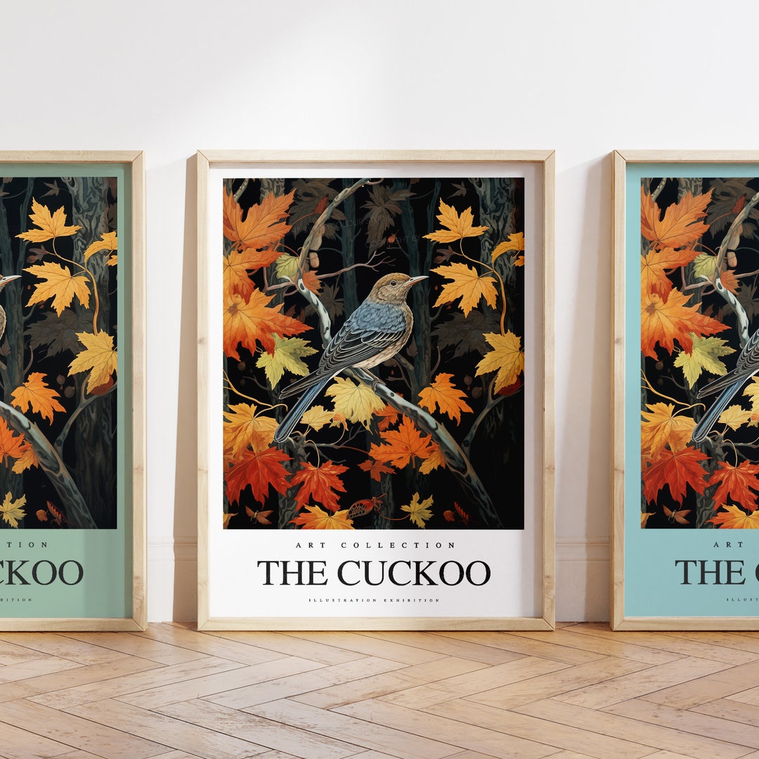 Cuckoo Poster - Cuckoo Print - Cuckoo Art - Bird Art - Birds Print ...