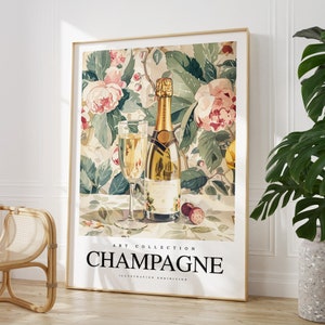 Any Colour - Champagne Print - Champagne Drink Poster - Champagne Art ...