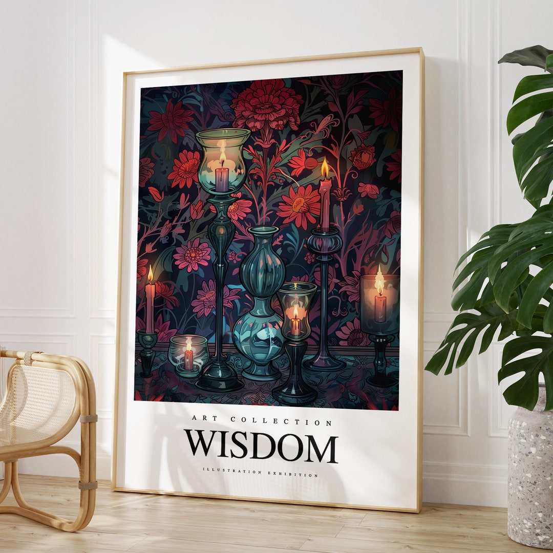 Any Colour - Candles Print - Candles Poster - Candles Art - Vintage ...