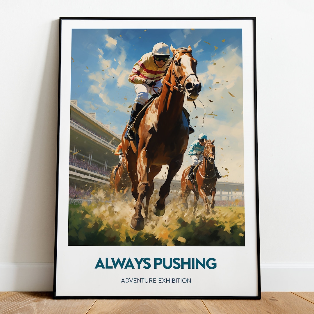 Any Colour - Explore Horse Racing Print - Horse Racing Adventure Poster ...