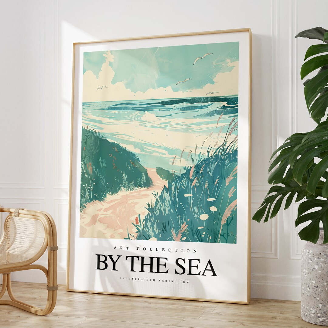 Any Colour - Beach Print - Beach Poster - Beach Art - Travel Poster ...
