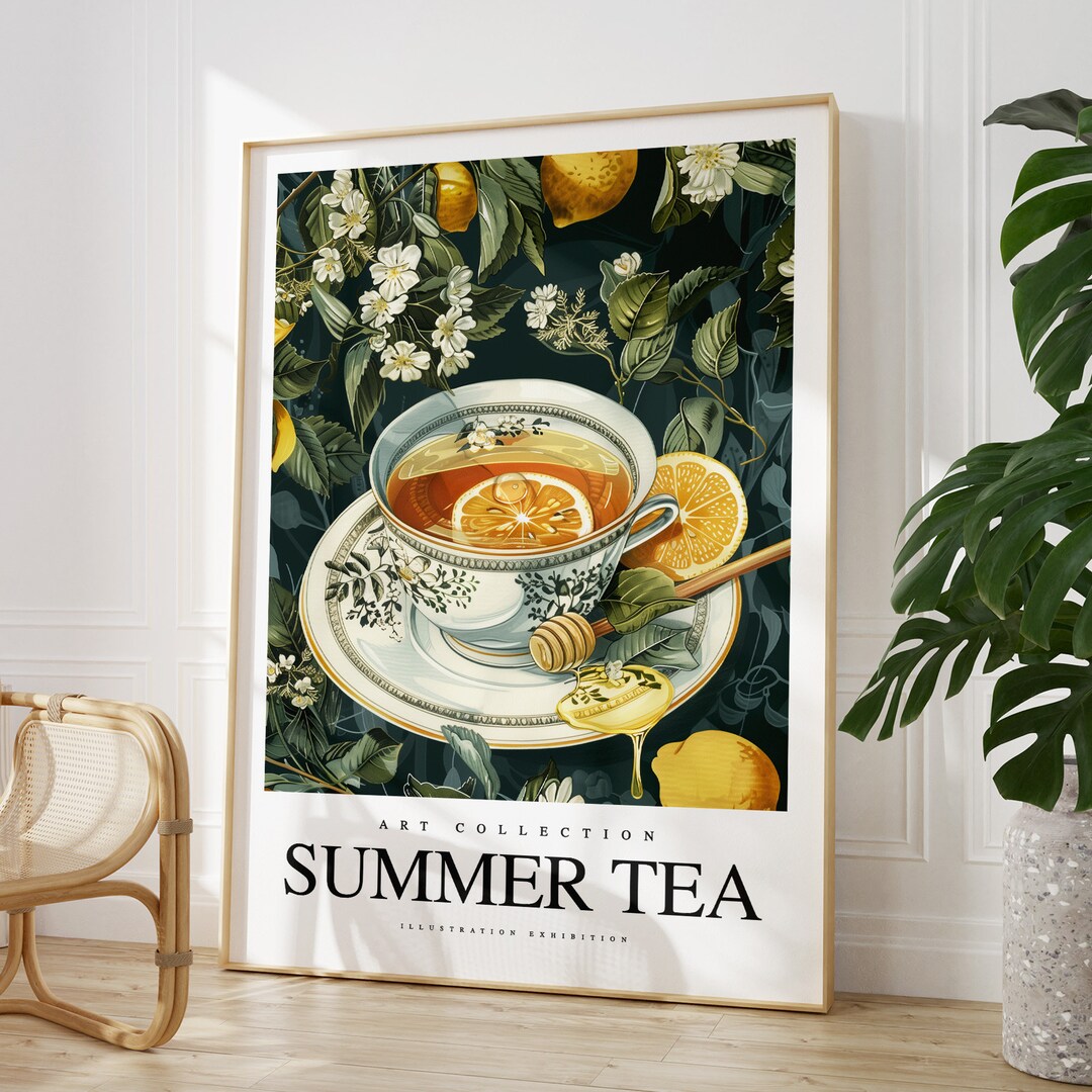 Any Colour - Tea Print - Tea Drink Poster - Tea Art - Kitchen Print ...