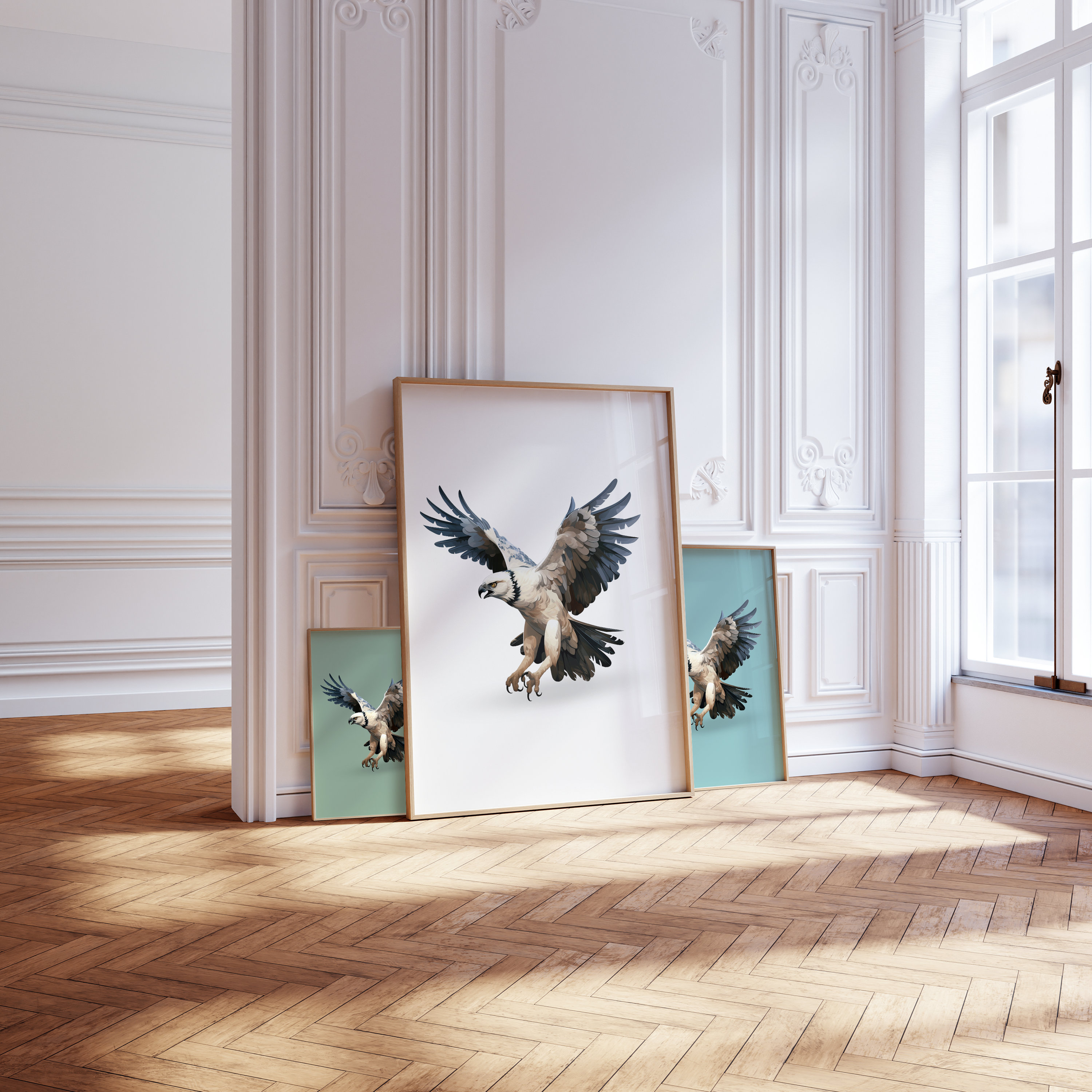 Any Colour Harpy Eagle Print Harpy Eagle Poster Vulture - Etsy