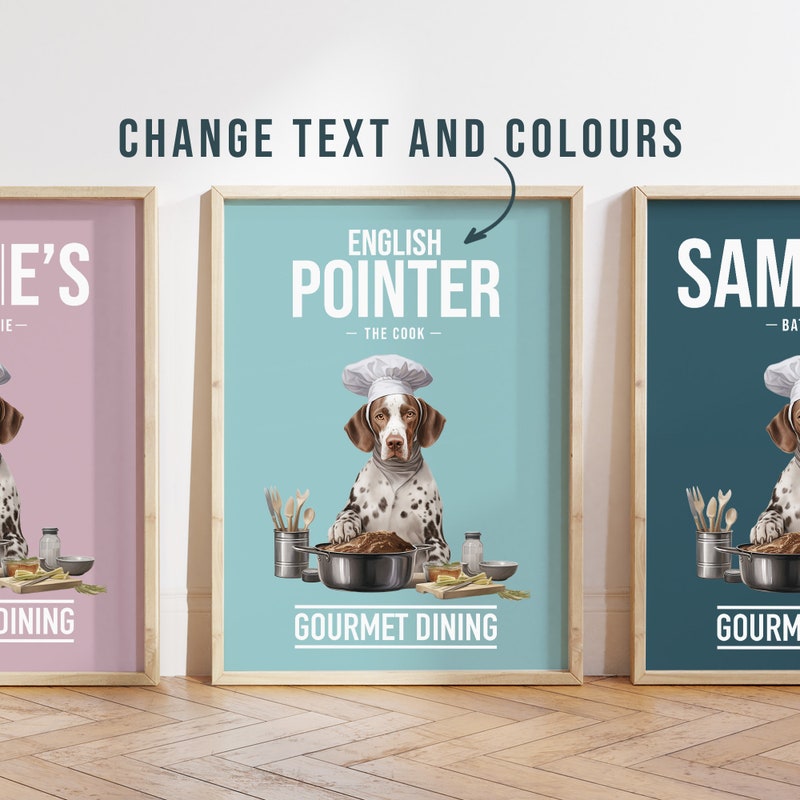 English Pointer Art - Etsy